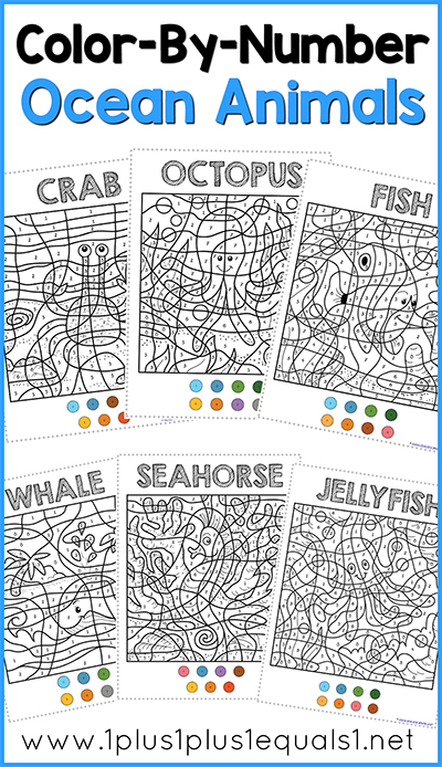 Ocean Animals Printables